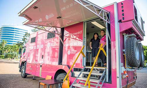 Millie the BreastScreenNT bus is on her way! | NT Health